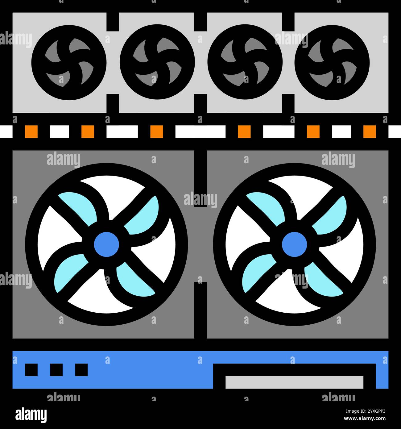 Data center cooling fan hi-res stock photography and images - Alamy