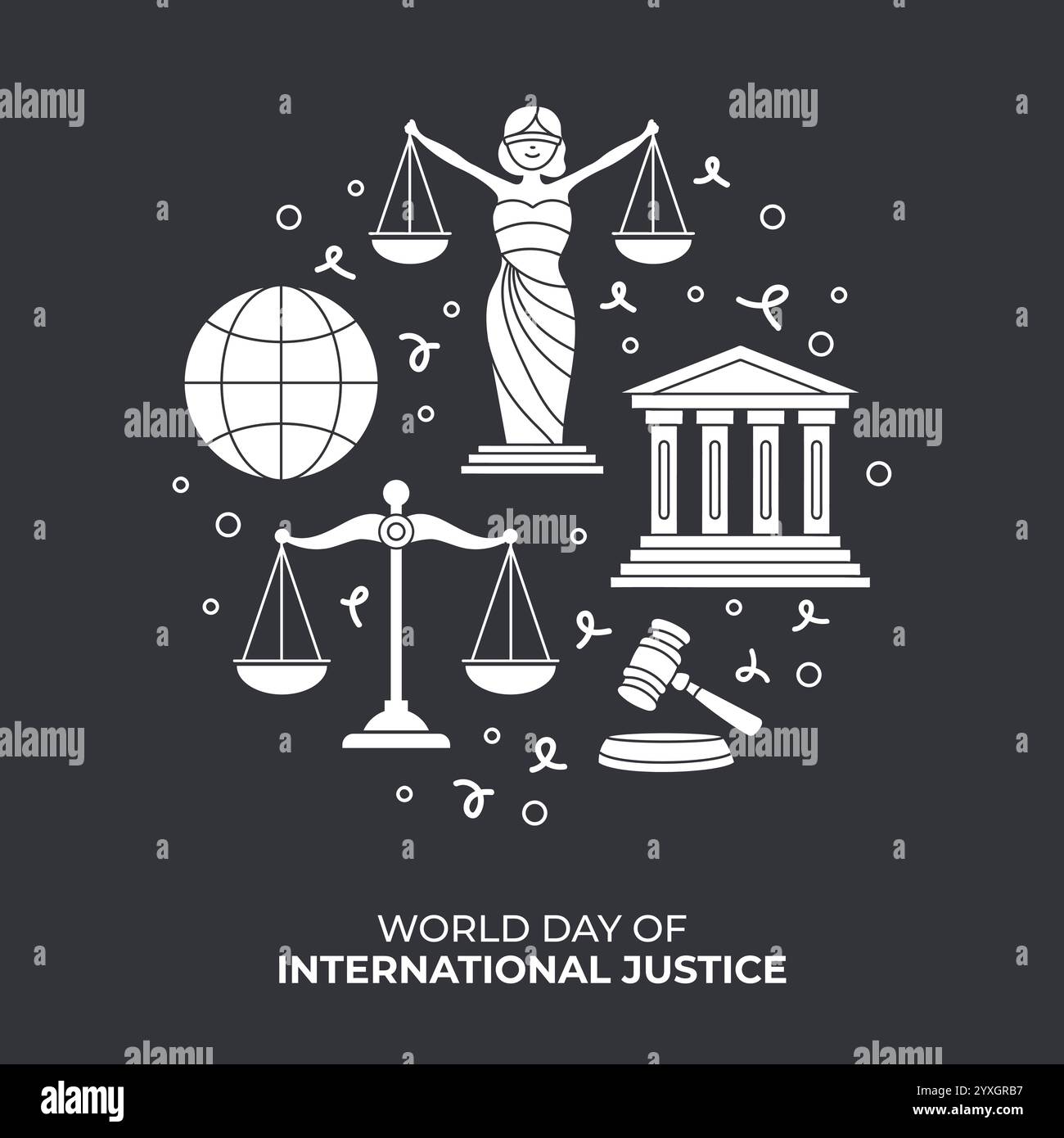 World day of social justice vector vectors hi-res stock photography and ...
