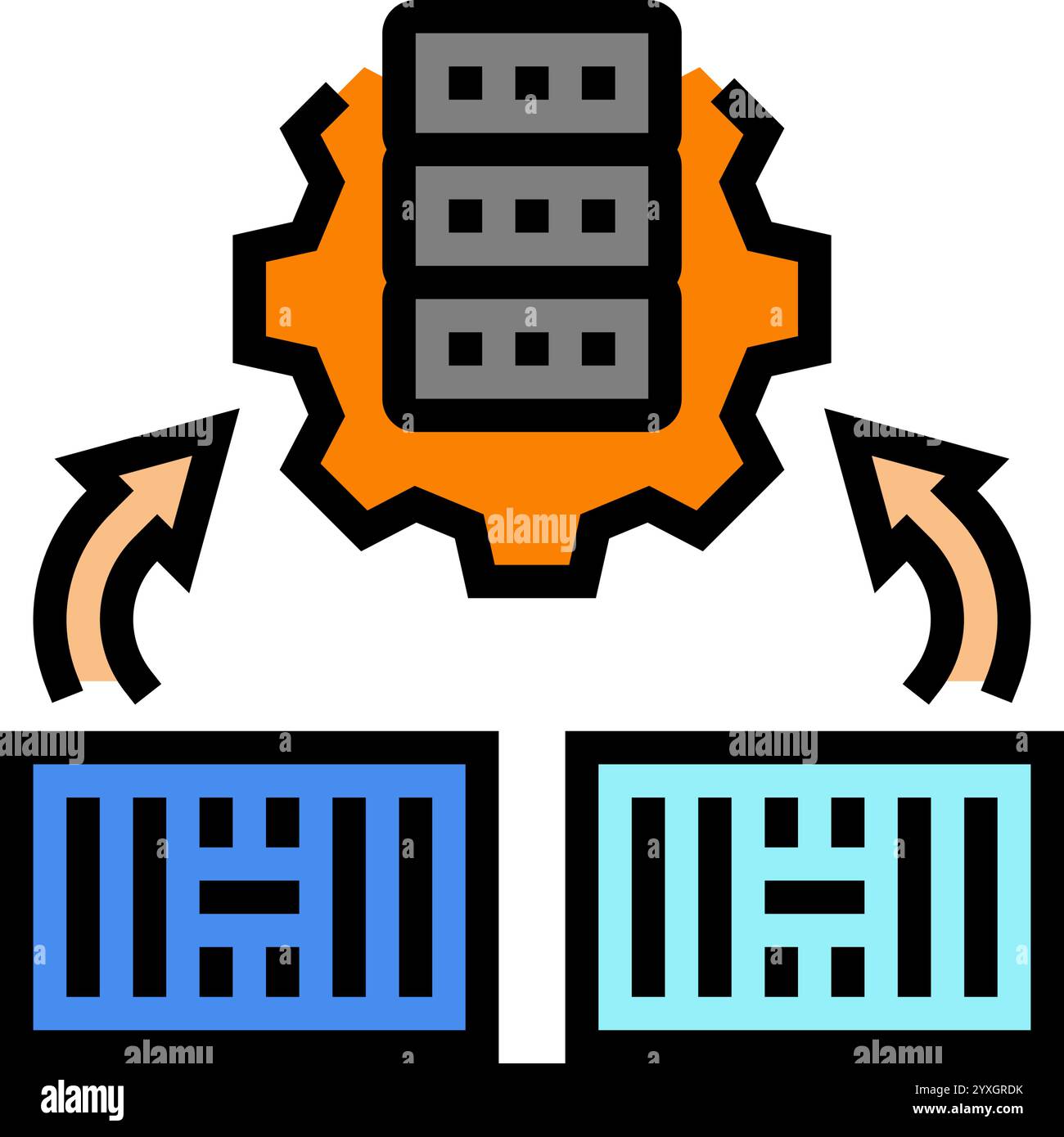 Container orchestration Stock Vector Images - Alamy