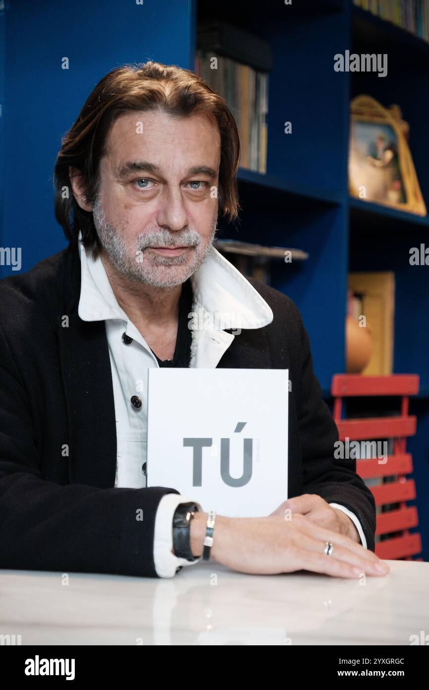 Spanish actor Jordi Molla poses for a portrait session during the presentation of his new book ...