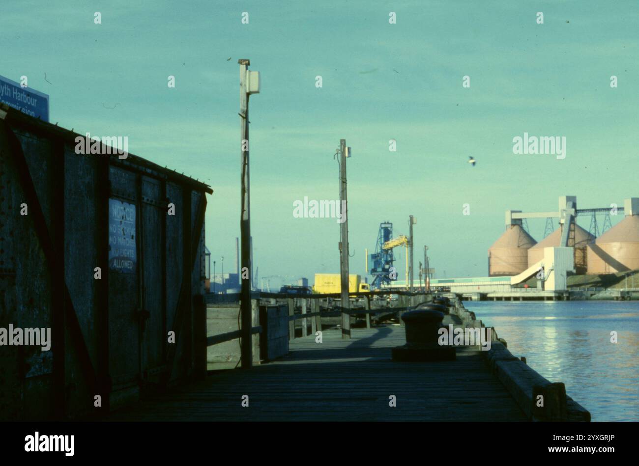 Wind turbine installation at Blyth Northumberland Stock Photo - Alamy