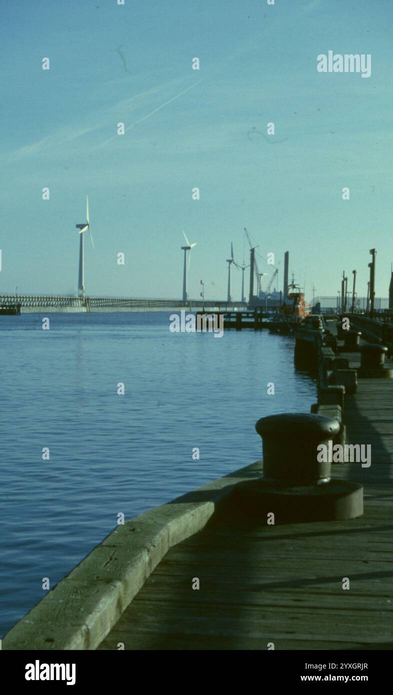 Wind turbine installation at Blyth Northumberland Stock Photo - Alamy
