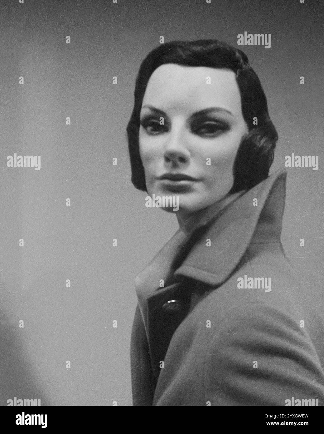 Mannequin in Aquascutum window, Regent Street,London, 1950's Stock ...