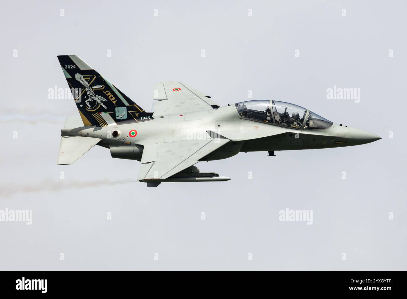 Zeltweg, Austria - September 7, 2024: Italian Air Force Leonardo M-346 ...