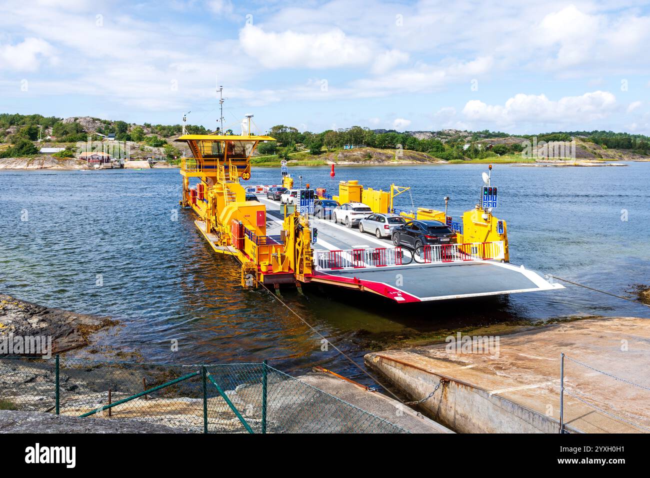 The Malöleden ferry boat from the Swedish Transport Administration ...