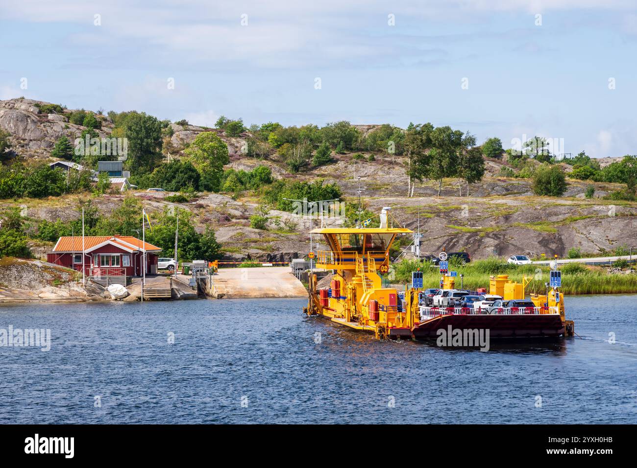 The Malöleden ferry boat from the Swedish Transport Administration ...