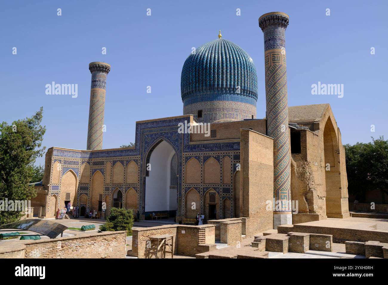 The Gur-e-Amir (sometimes Gur-Emir) Mausoleum, final resting place of ...