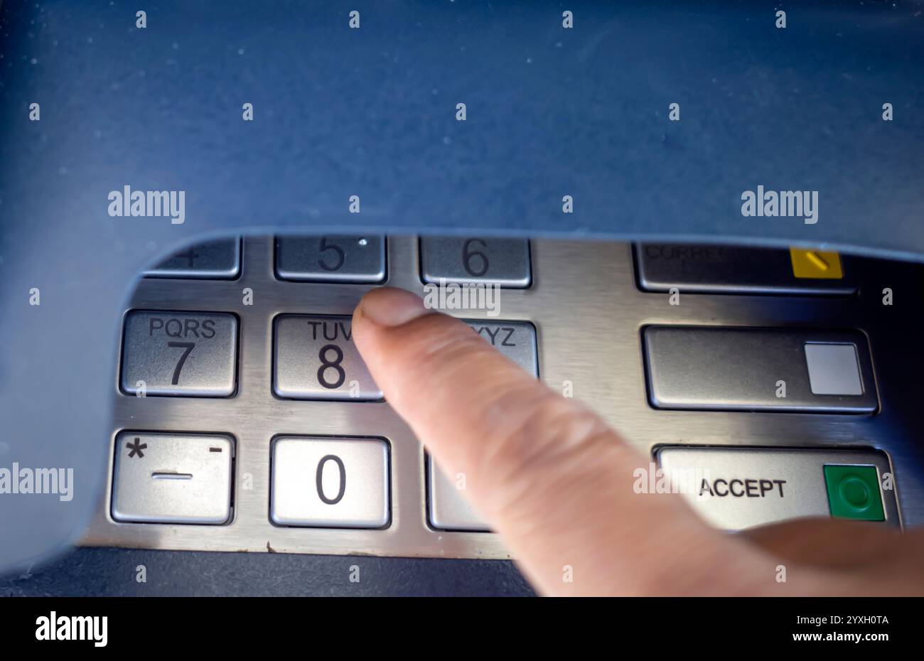 Finger pushing enter key hi-res stock photography and images - Alamy