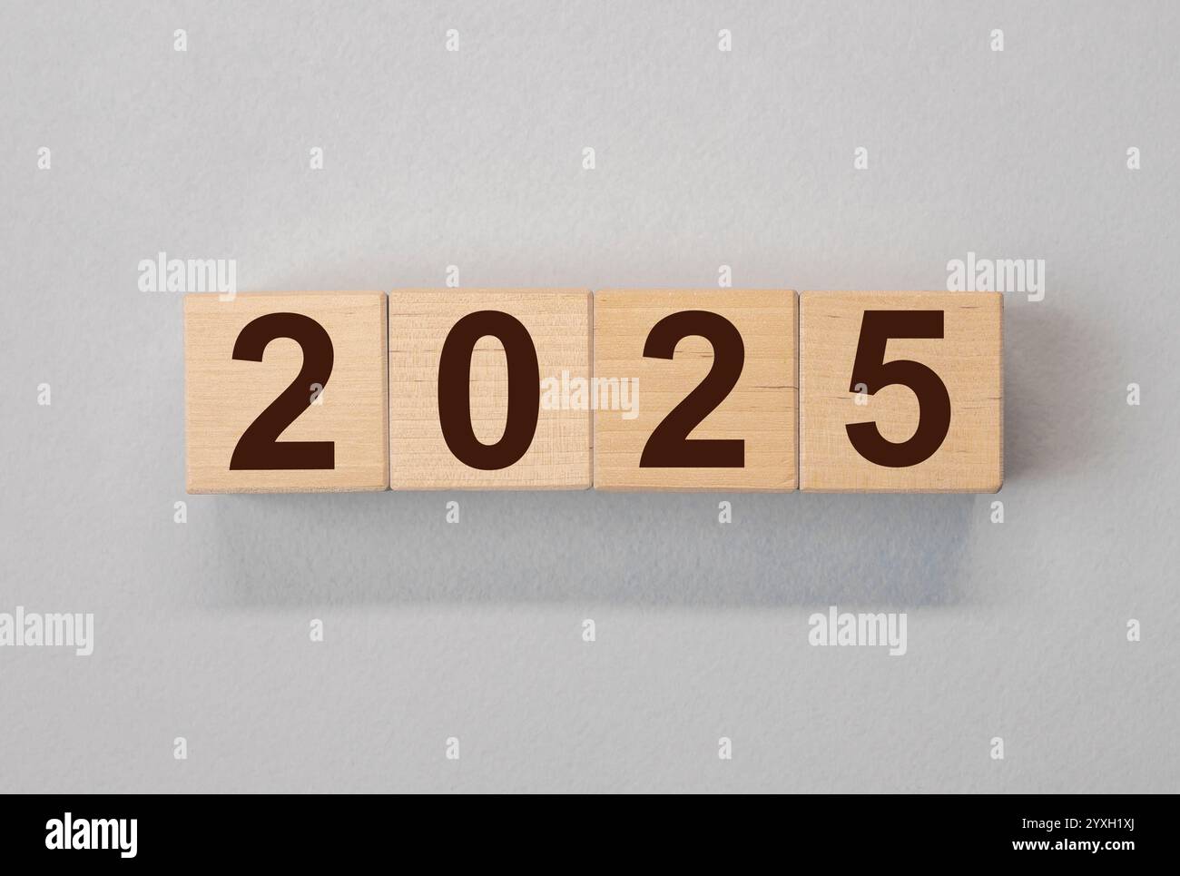 2025 wooden cube blocks hi-res stock photography and images - Alamy