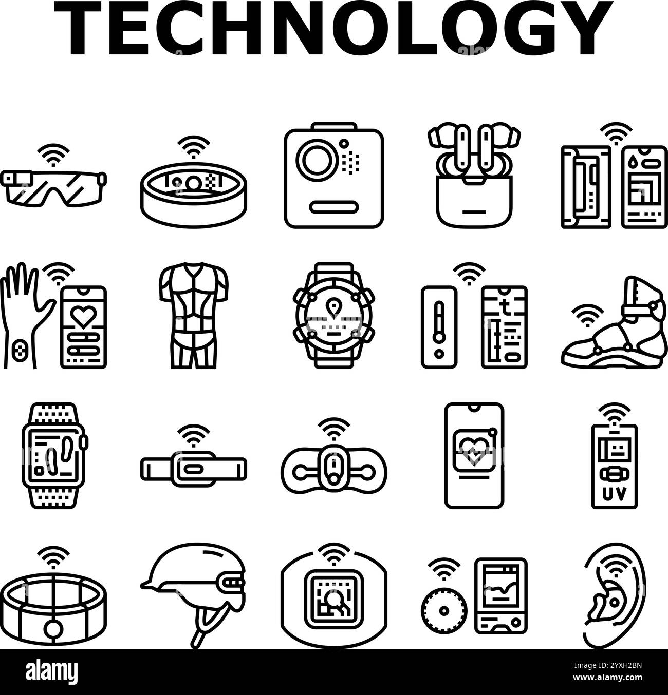 Wearable technologies Black and White Stock Photos & Images - Alamy