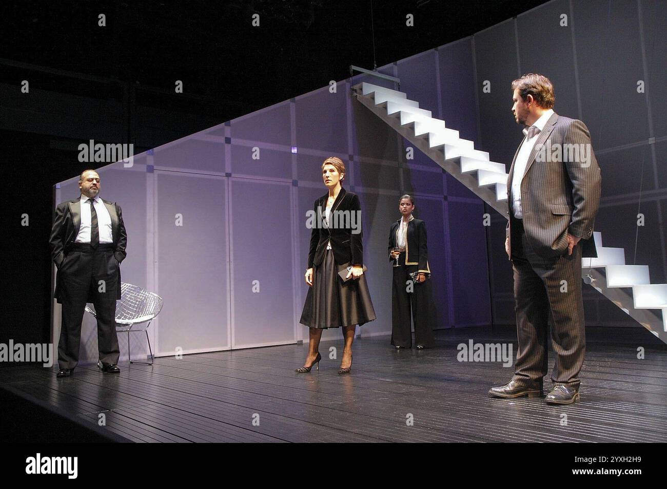 l-r: Stanley Townsend (Otto Fallon), Tamsin Greig (Meredith Guest ...