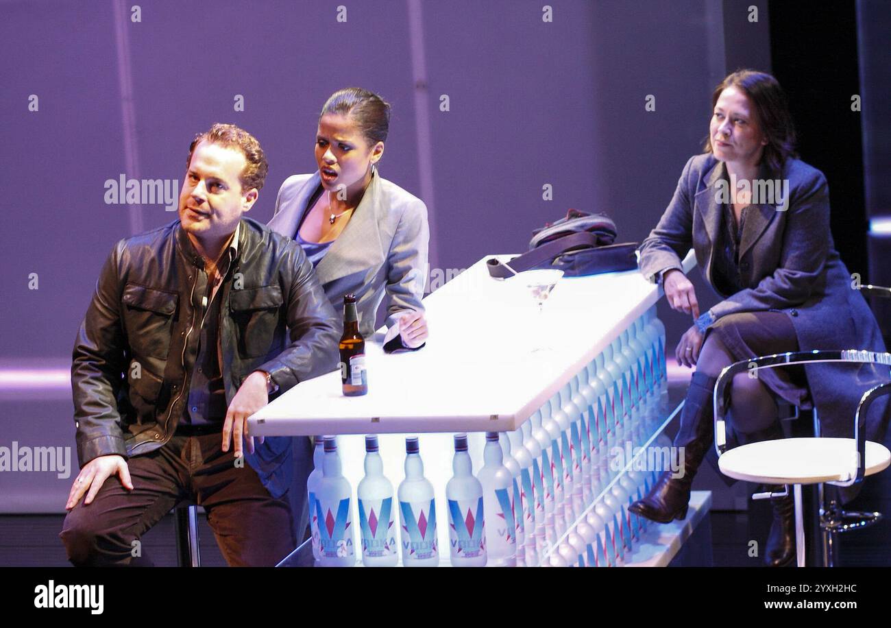 l-r: Adam James (Geoff Benzine), Gugu Mbatha-Raw (Monique Toussaint ...