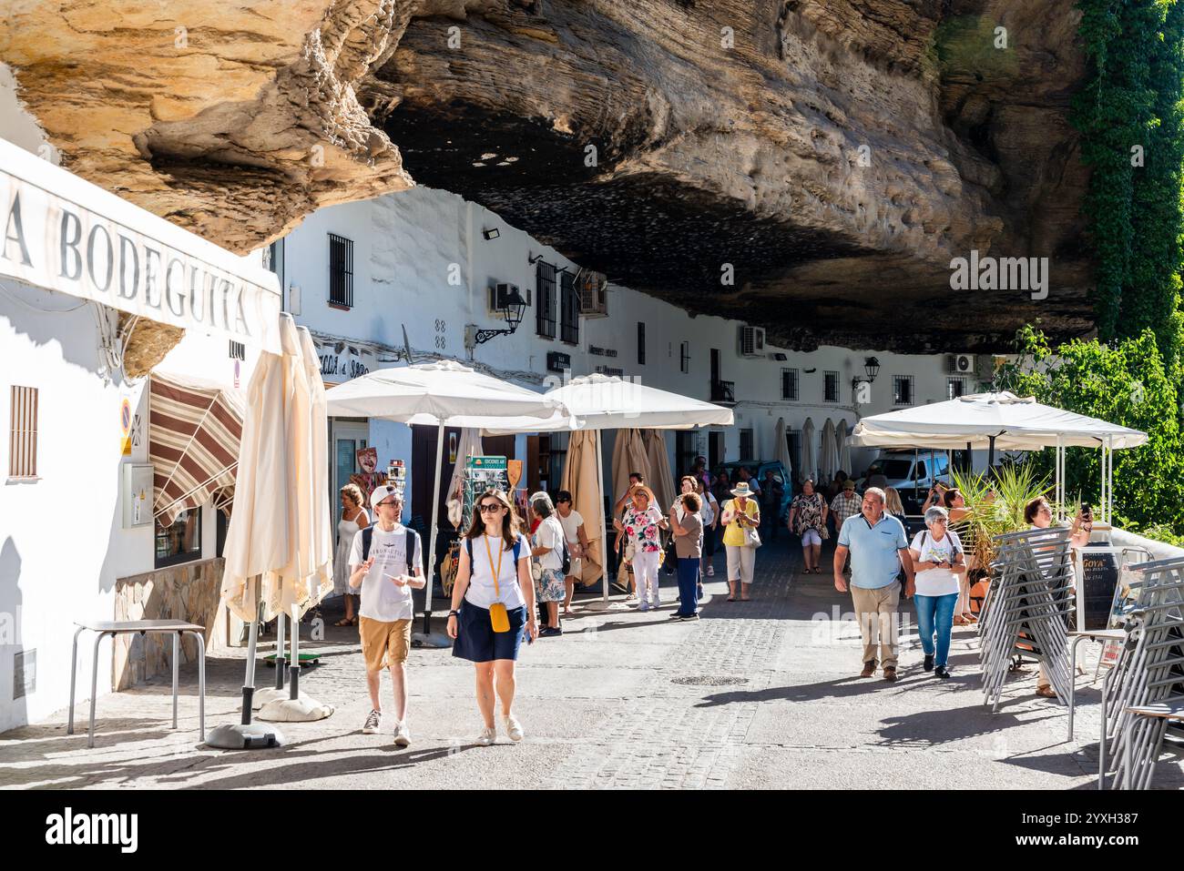 Setenil de las Bodegas,, Spain, Wednesday. september 3 2024..Typical ...