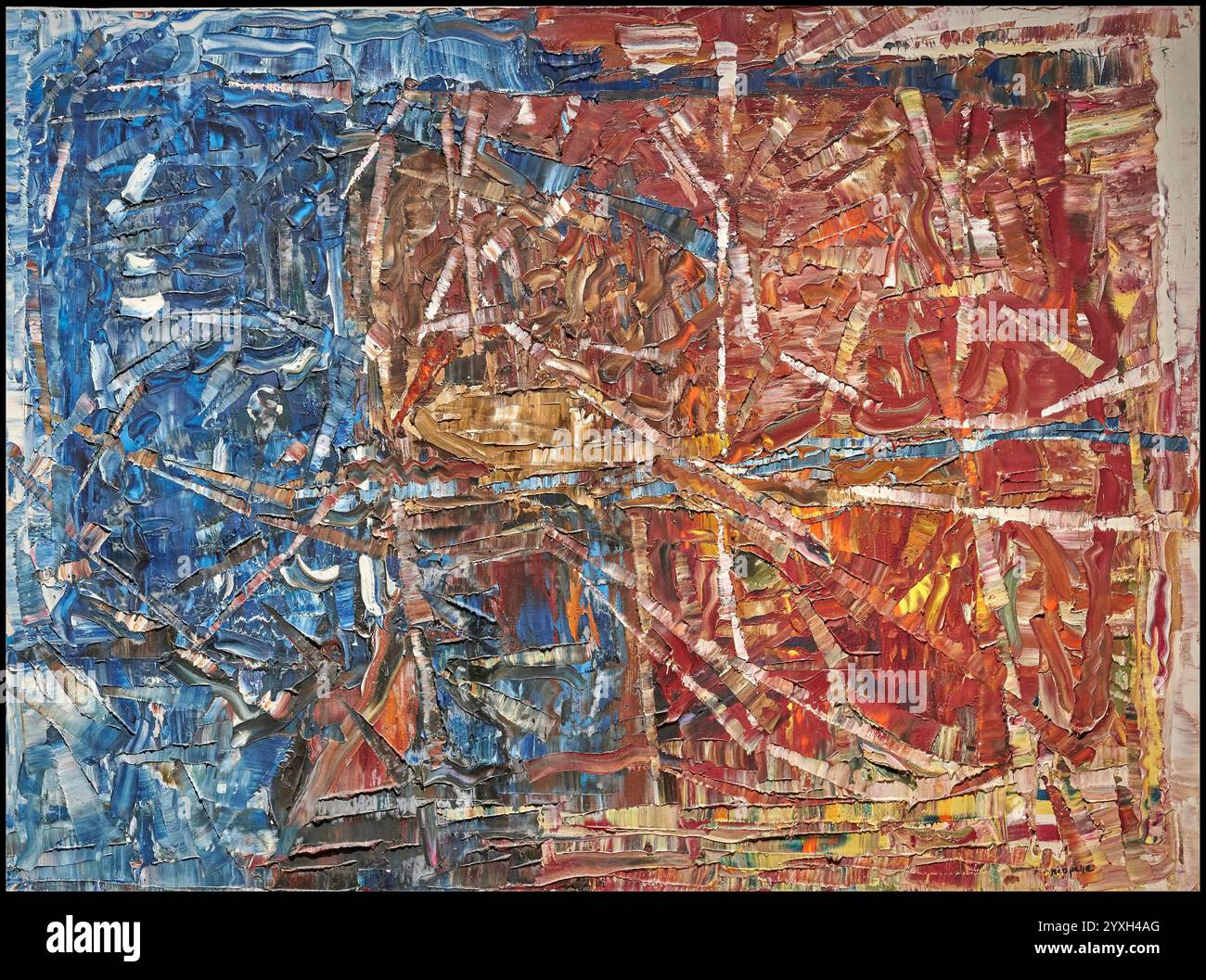 Des nefs d’or - olio su tela - Jean Paul Riopelle - 1968 - Verona, Casa ...