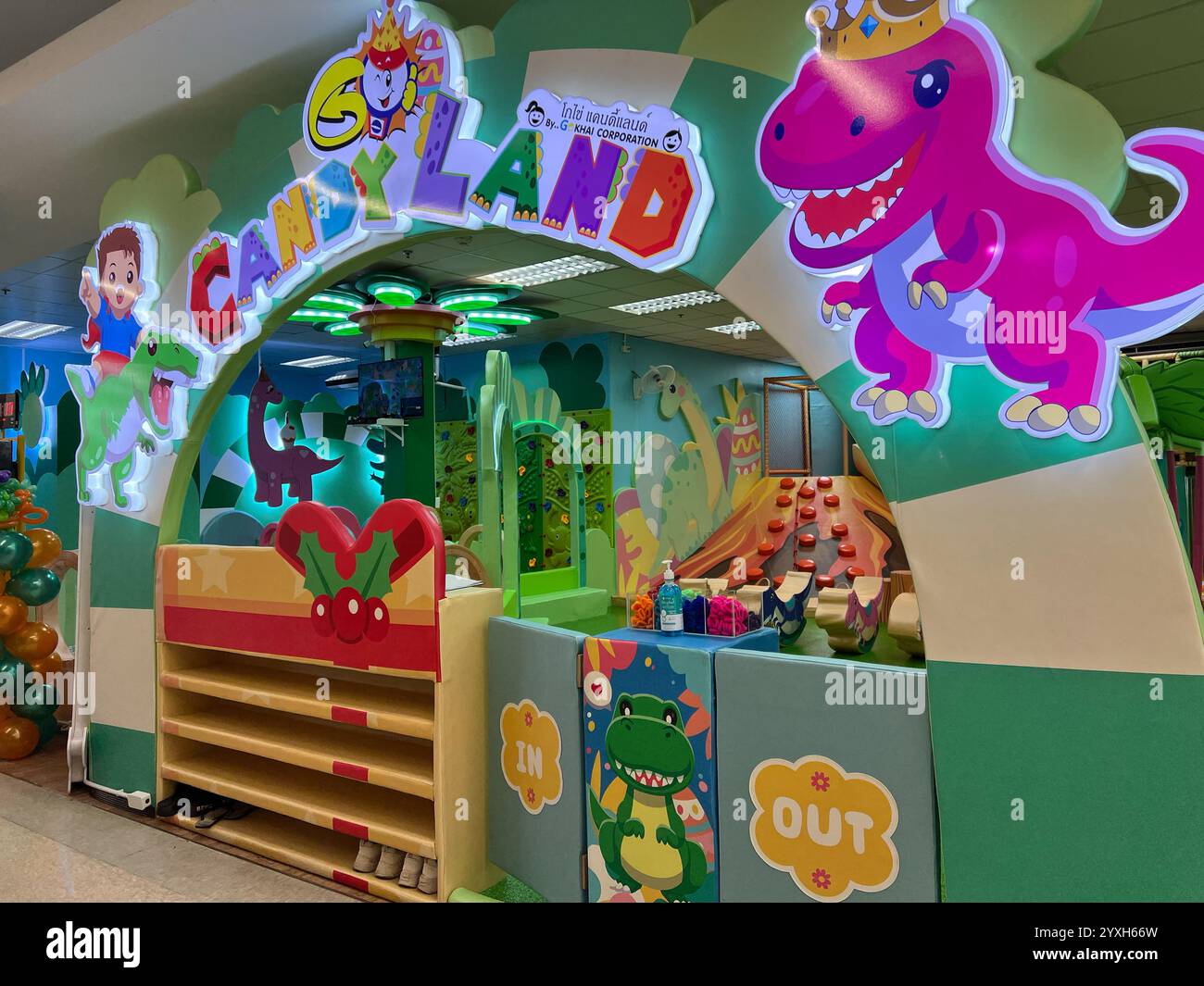 Koh Samui, Thailand - September 10, 2024: Children's play area with ...