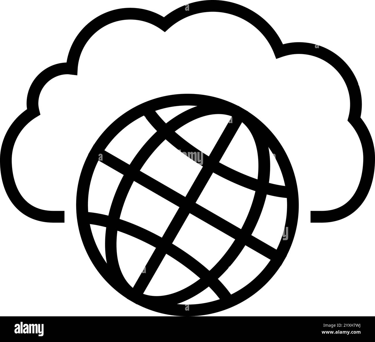 public cloud computing line icon vector illustration Stock Vector Image ... public cloud computing line icon vector illustration Stock Vector Image ...