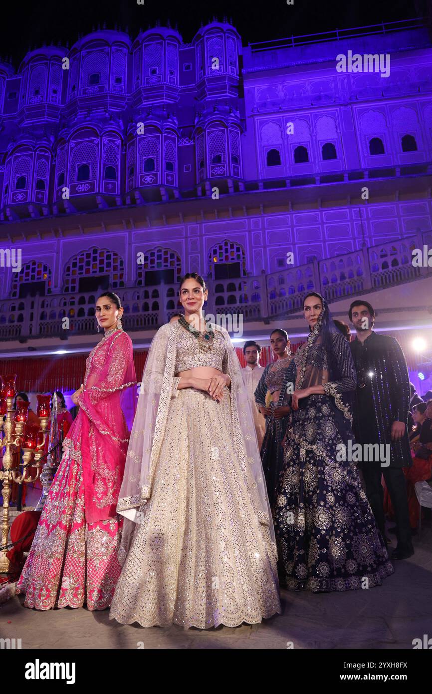 Models display a designer's collection during the 'Heritage Door ...