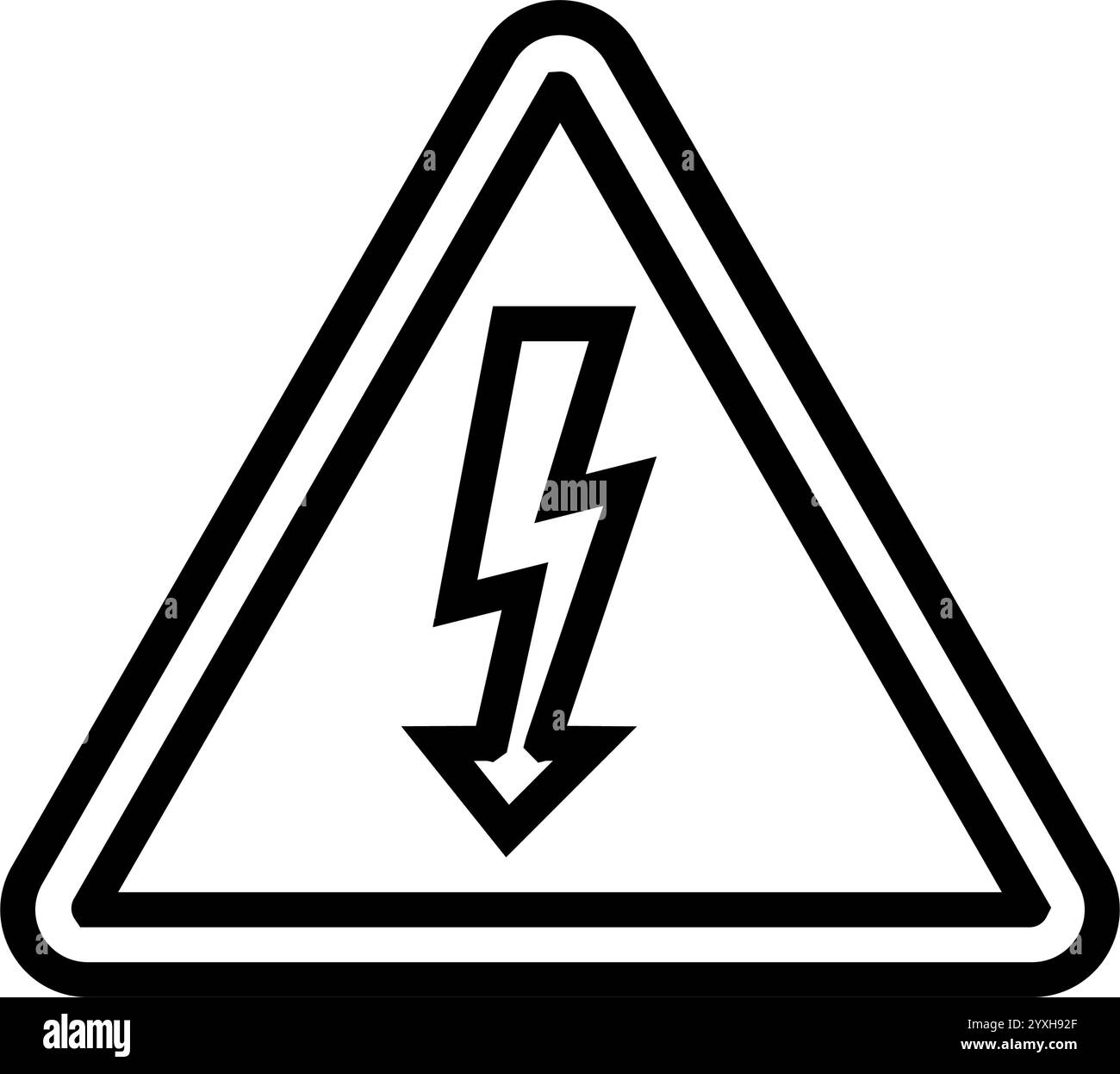 electrical safety injury prevention line icon vector illustration Stock ...