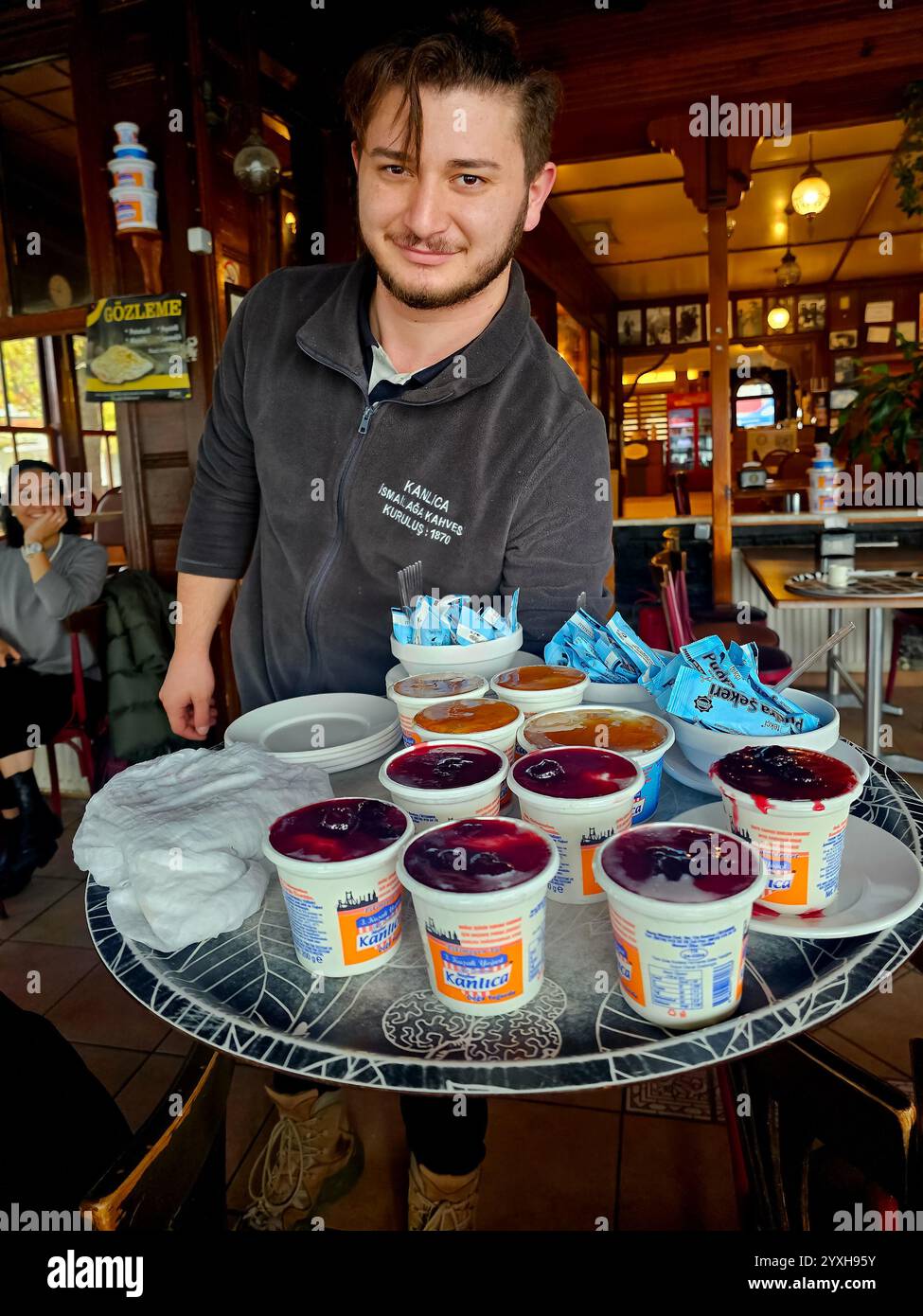 Turkish Yogurt Made from Sheep, Goat and Cow Milk is Famous in Istanbul ...