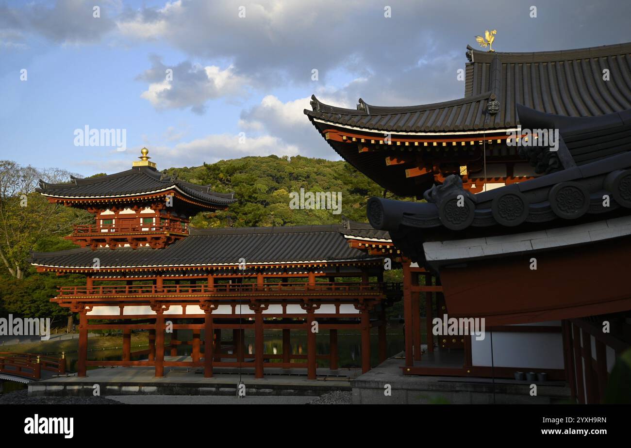Landscape with scenic view of the Phoenix Hall, the Main building of ...