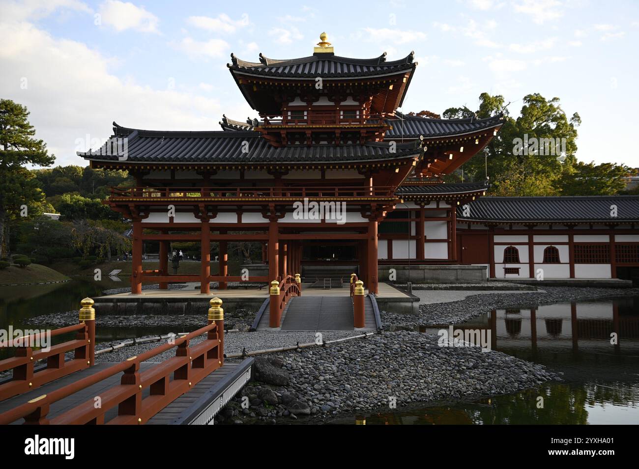 Landscape with scenic view of the Phoenix Hall, the Main building of ...