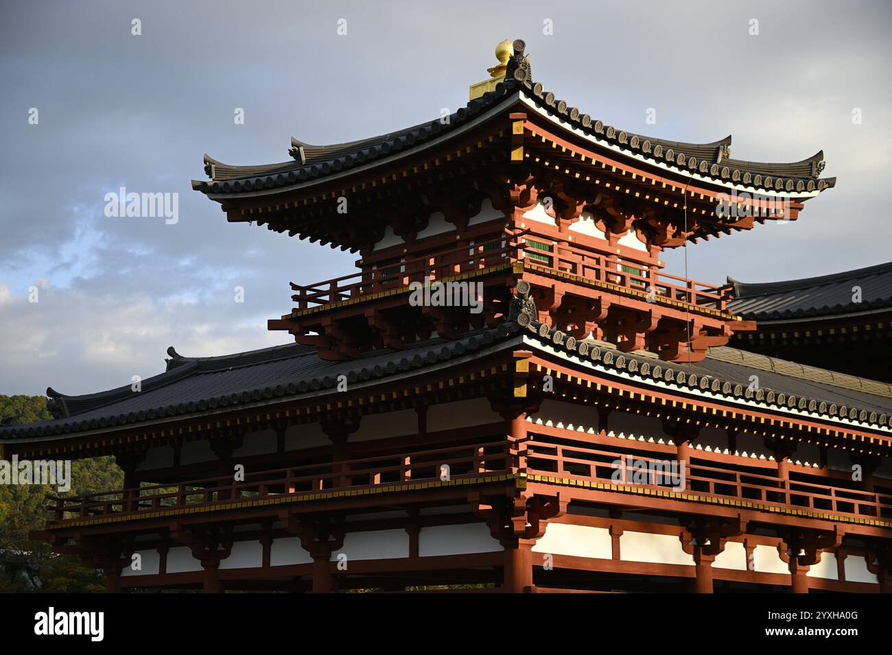 Landscape with scenic view of the Phoenix Hall, the Main building of ...