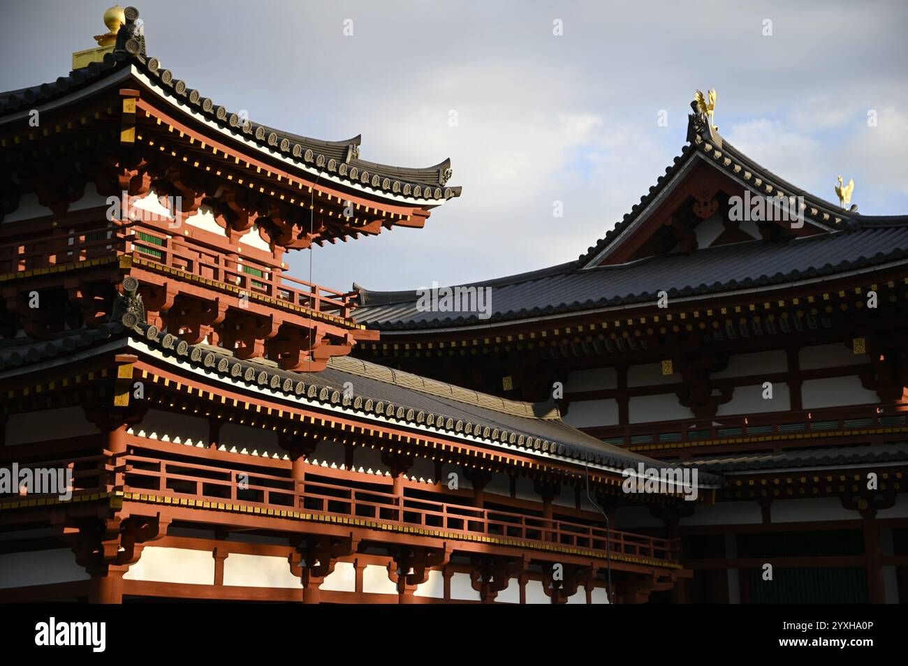 Landscape with scenic view of the Phoenix Hall, the Main building of ...