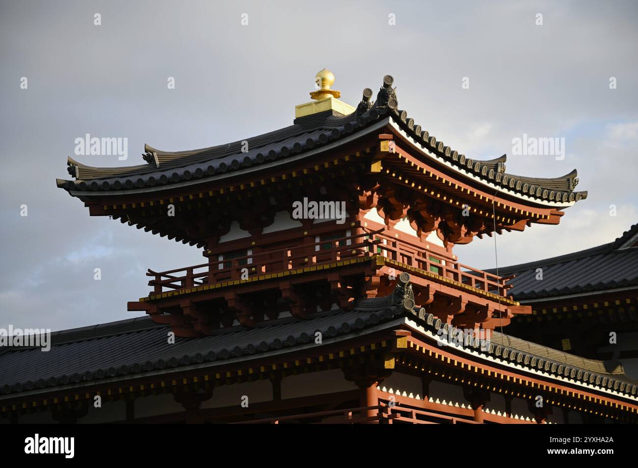 Landscape with scenic view of the Phoenix Hall, the Main building of ...
