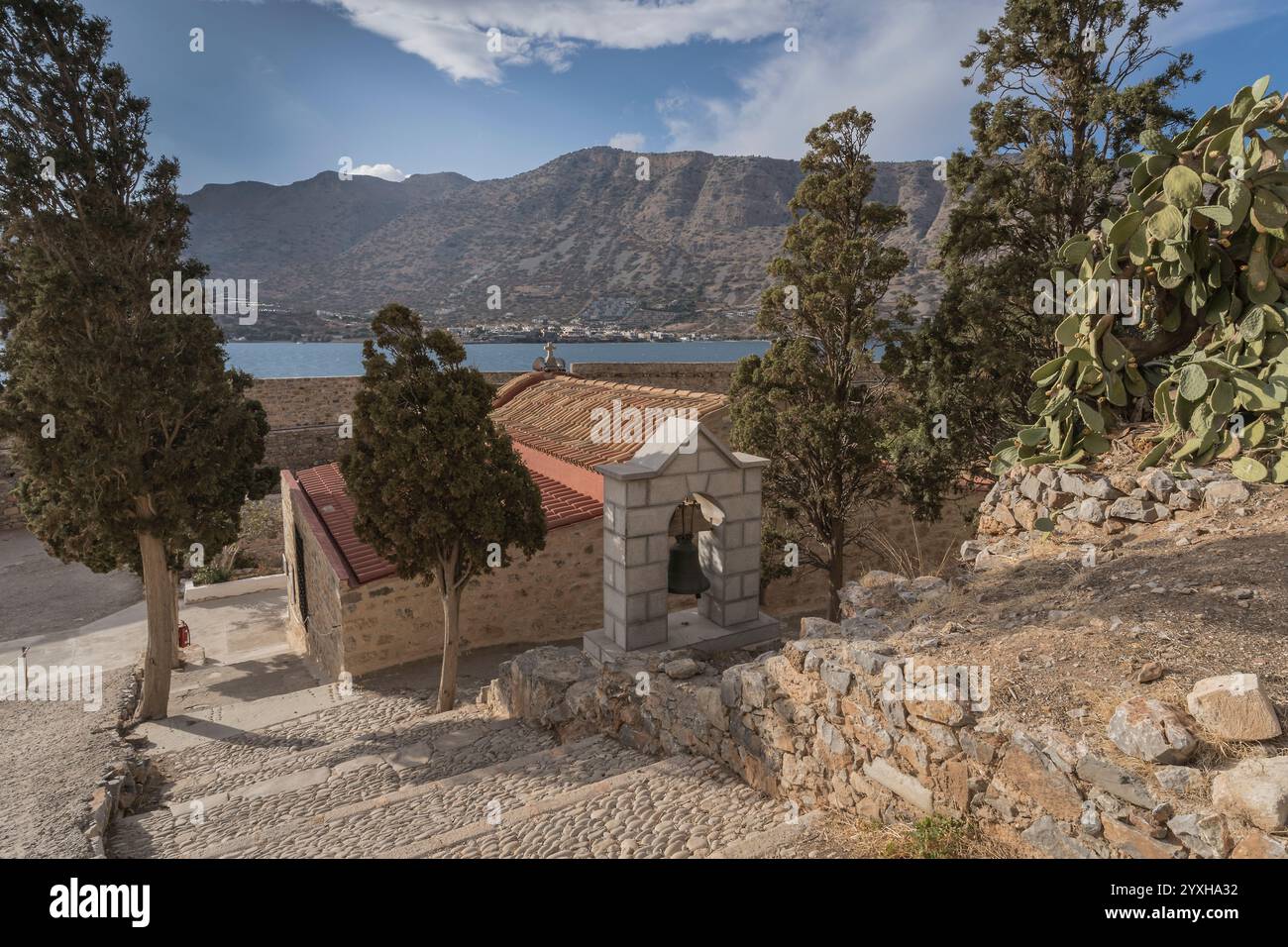 Spinalonga fort on island hi-res stock photography and images - Alamy