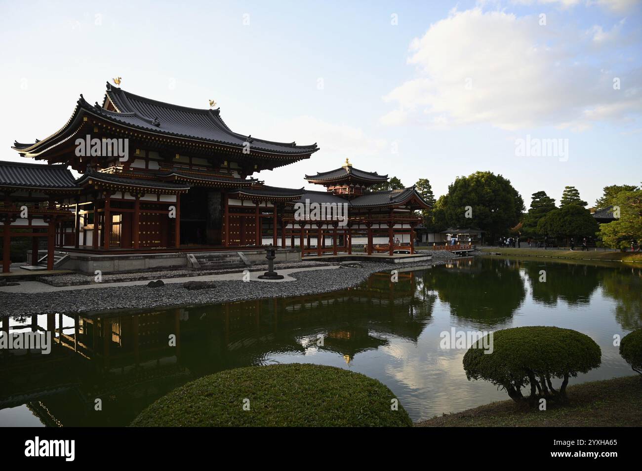 Landscape with scenic view of the Phoenix Hall, the Main building of ...
