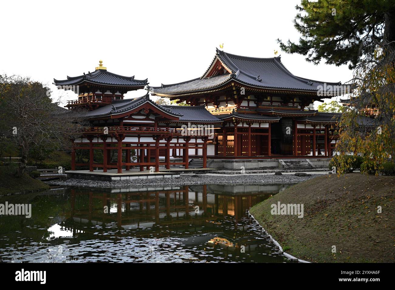 Landscape with scenic view of the Phoenix Hall, the Main building of ...