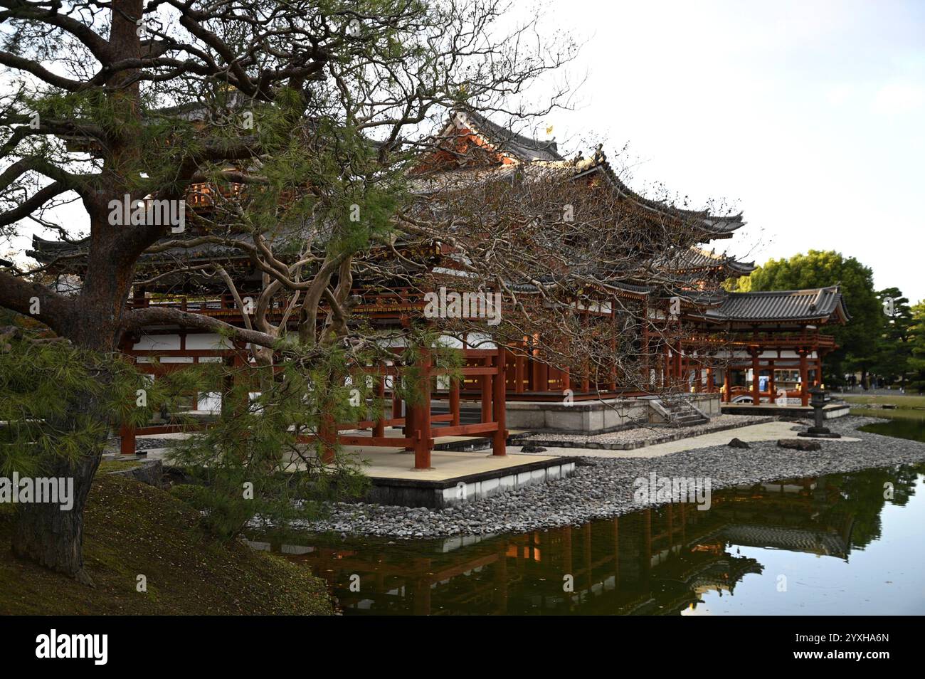 Landscape with scenic view of the Phoenix Hall, the Main building of ...