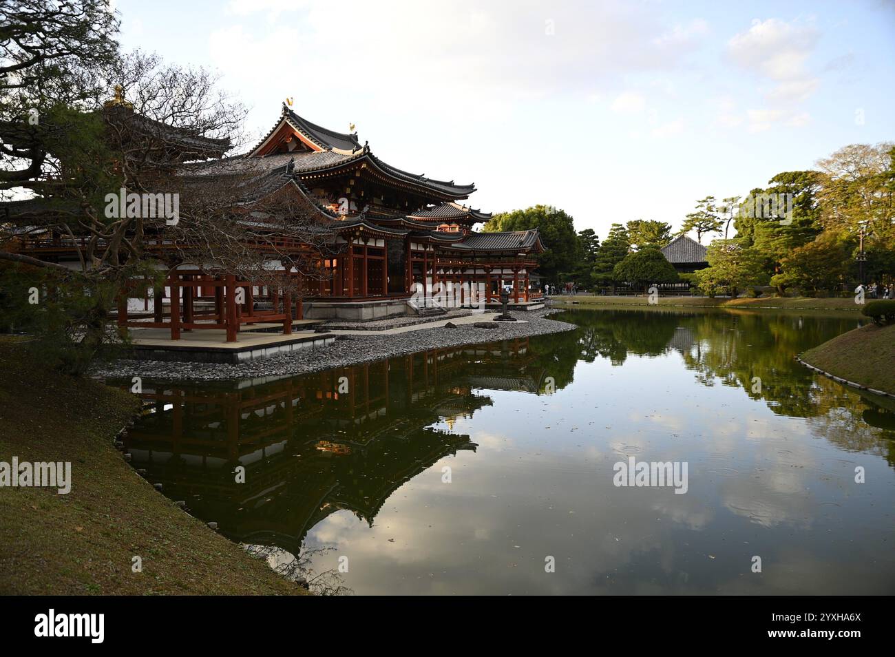 Landscape with scenic view of the Phoenix Hall, the Main building of ...