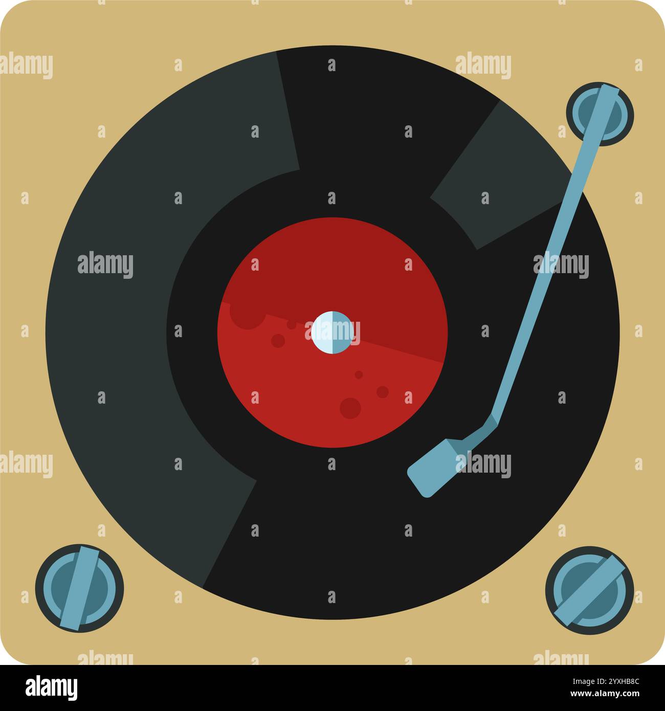 adapter, turntable, vinyl record - vector icon Stock Vector Image & Art ...