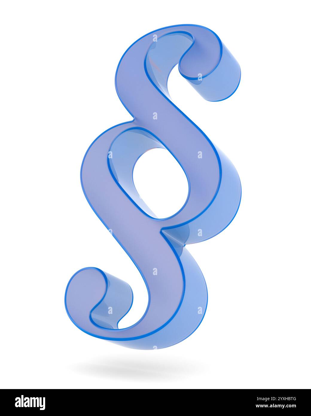 Symbol paragraph on white background. Isolated 3D illustration Stock ...