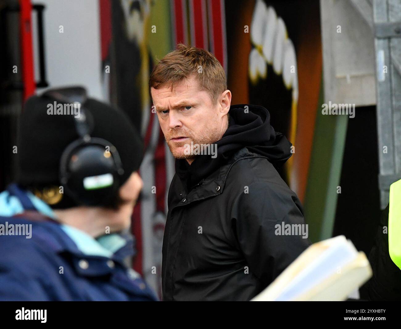 Damien Duff, manager of Shelbourne football club Dublin, Ireland. Photo ...
