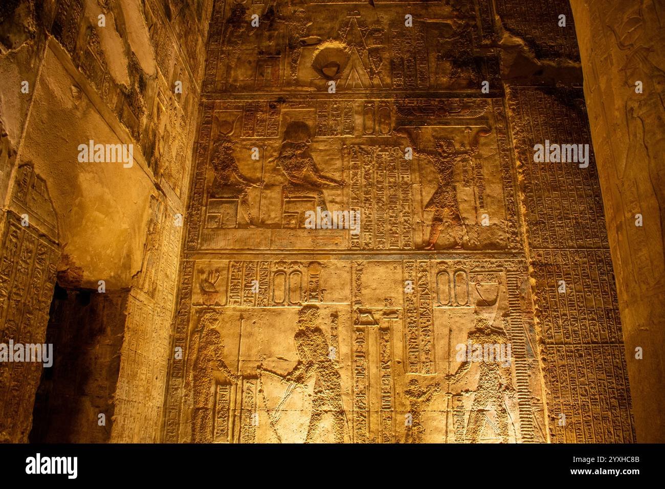 14.1.24 Dendera, Egypt: Temple of Hathor at Dendera Temple complex. The ...