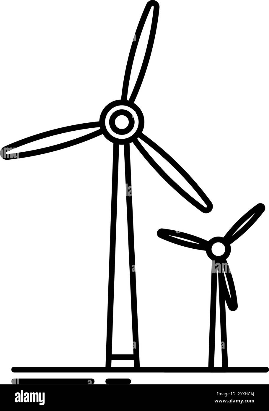 wind turbine, windmill - vector icon Stock Vector Image & Art - Alamy