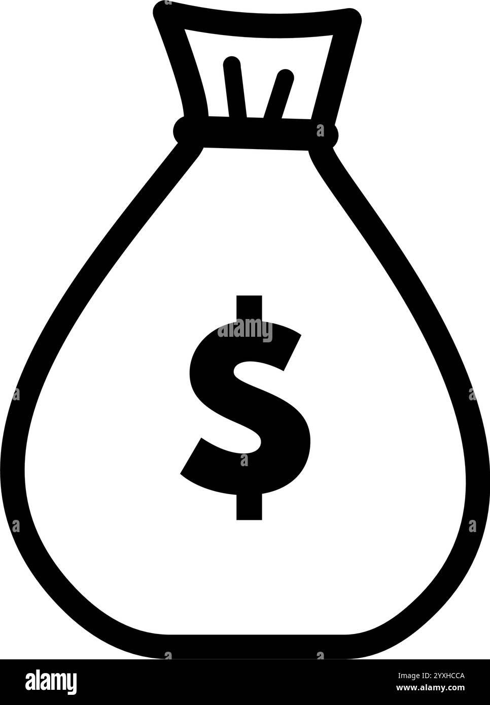 Money saving bag on Stock Vector Images - Alamy