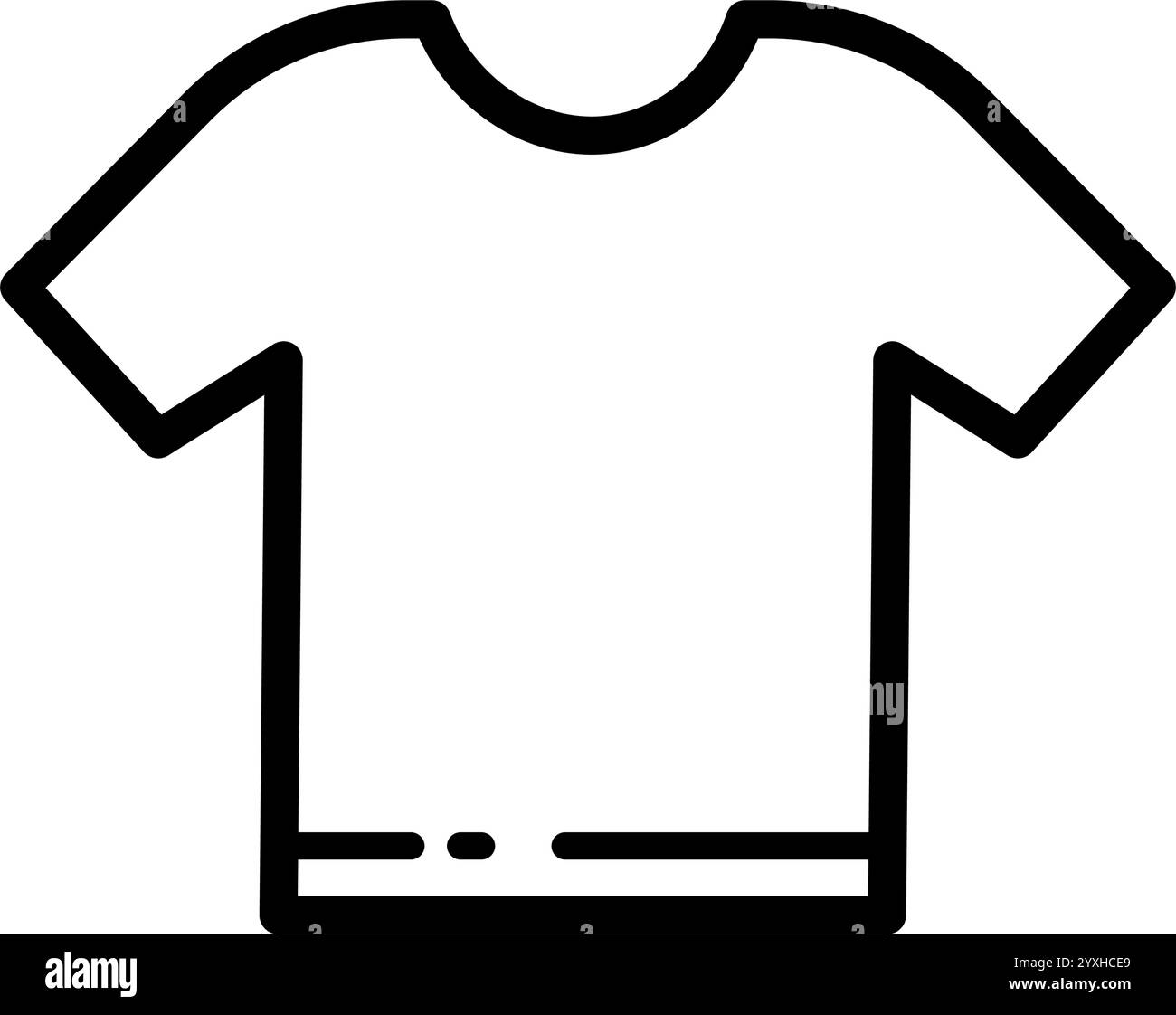 t shirt - vector line icon Stock Vector Image & Art - Alamy