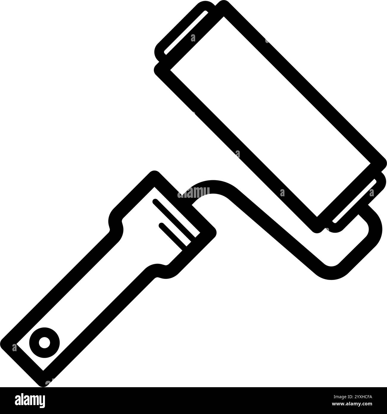 paint roller - vector icon Stock Vector Image & Art - Alamy