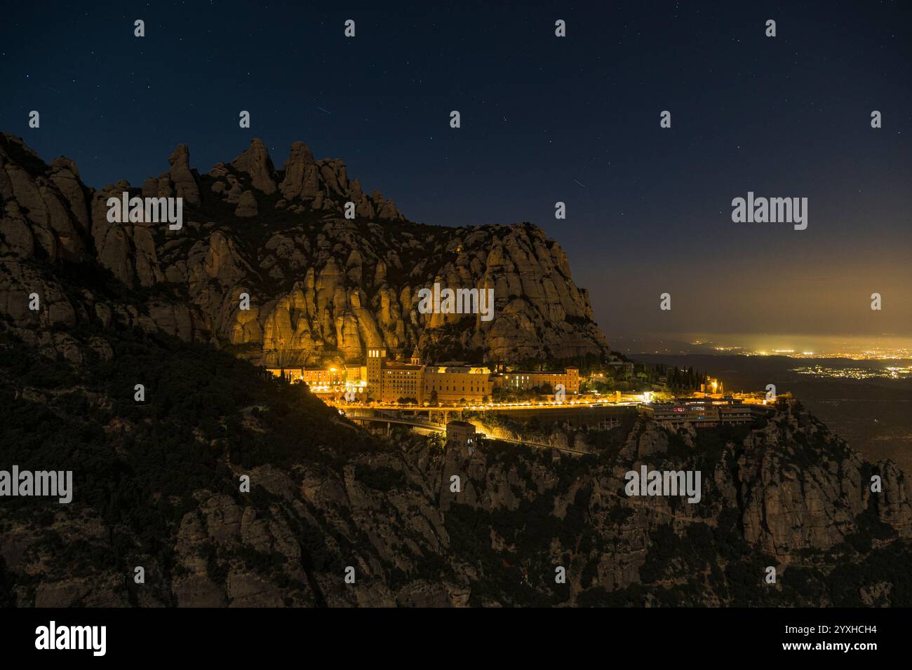Montserrat at night hi-res stock photography and images - Alamy