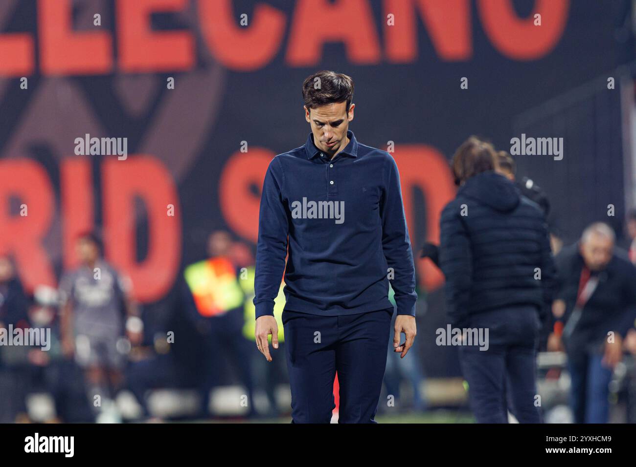 Inigo Perez seen during LaLiga EA SPORTS game between teams of Rayo ...