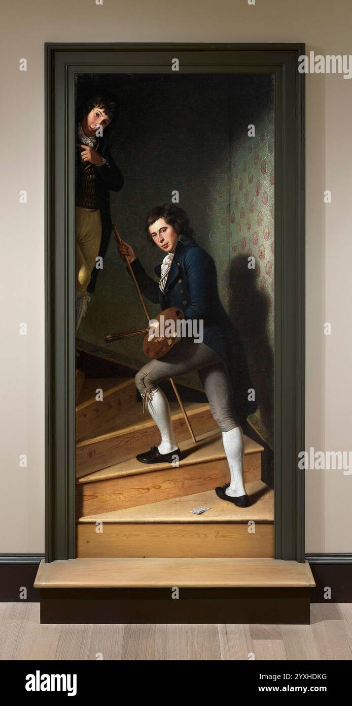 Staircase Group (Portrait of Raphaelle Peale and Titian Ramsay Peale I ...