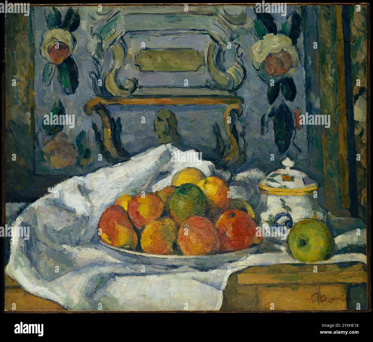 Paul cezanne, still life with apples hi-res stock photography and ...