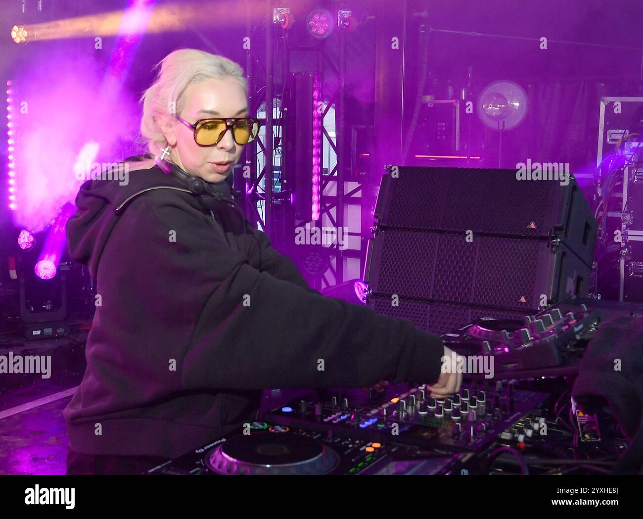 Olympic Valley, USA. 15th Dec, 2024. Wenzday AKA Taylor Chung performs ...