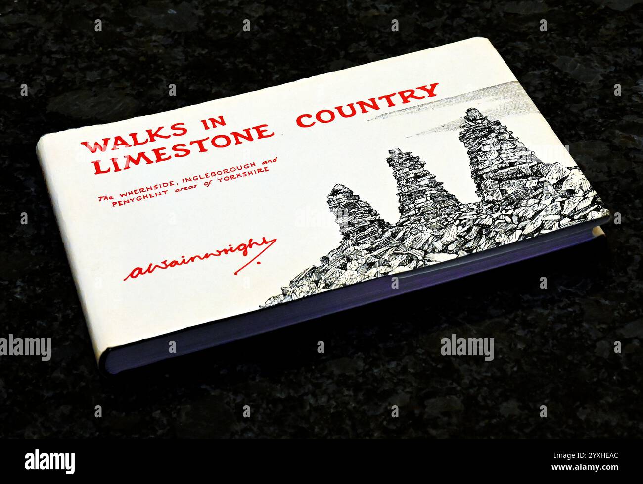 Book cover. Walks in Limestone Country. The Whernside, Ingleborough and ...