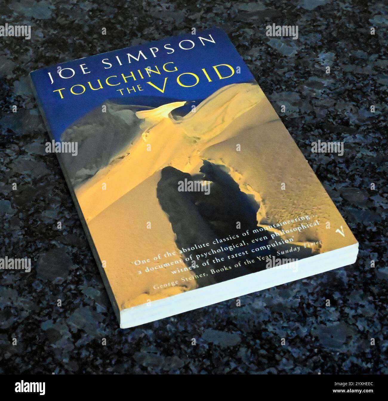 Book cover. Touching the Void. by Joe Simpson Stock Photo - Alamy