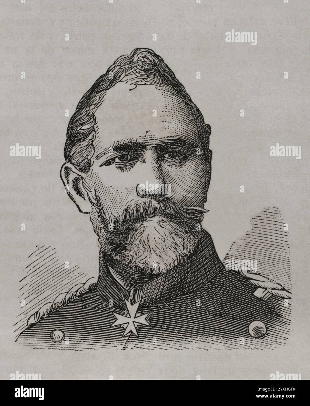 Edwin von Manteuffel (1809-1885). Prussian Generalfeldmarschall ...