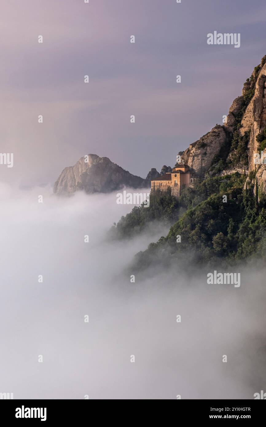 Holy cave in montserrat hi-res stock photography and images - Alamy